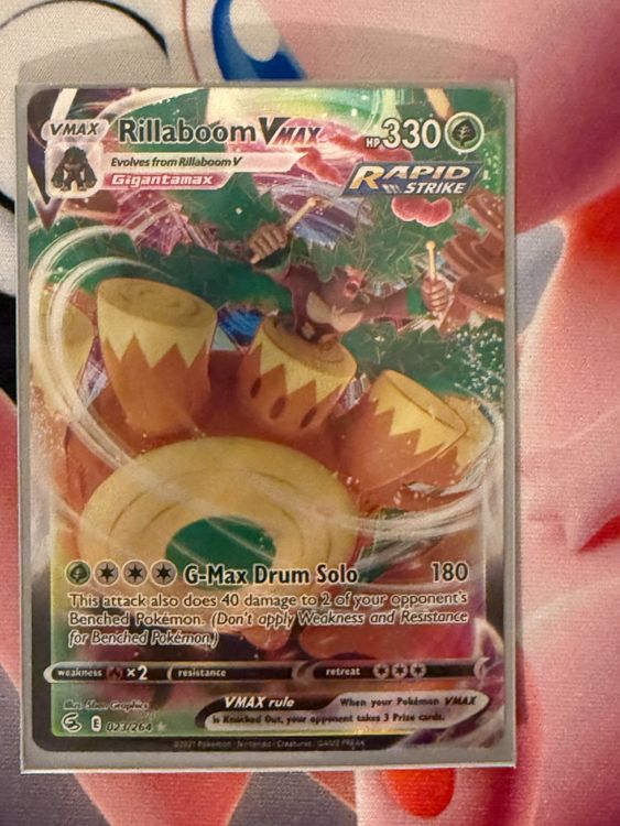 Rillaboom VMAX 023/264 Fusion Strike Ultra Rare NM | Kaufen auf Ricardo