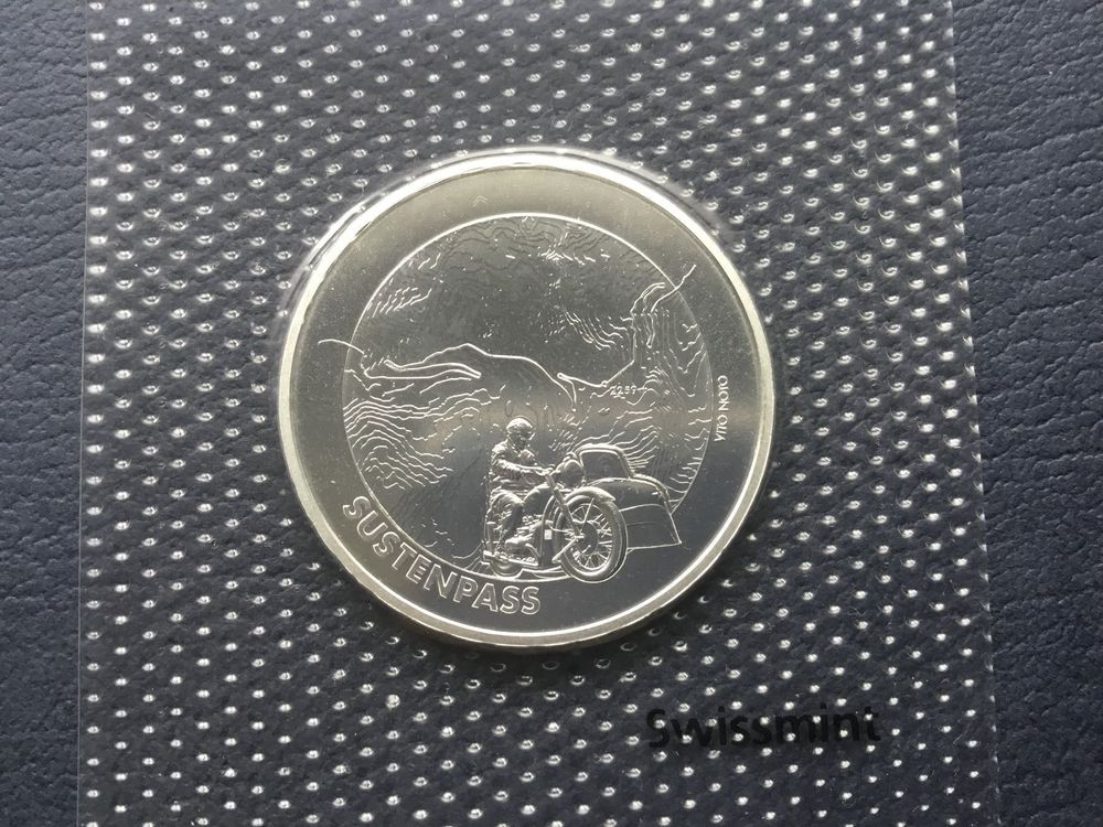 Sehr schöne 20 Franken Silbermünze SUSTENPASS 2020 (Neu und originalverpackt) in St. Margrethen ...