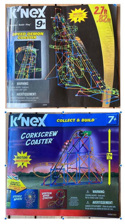 KNEX 2x Achterbahn mit Motoren | Kaufen auf Ricardo