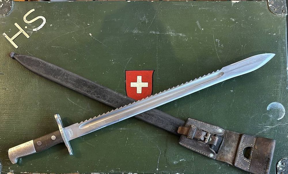 Schweizer Sägebajonett Faschinenmesser | Kaufen auf Ricardo