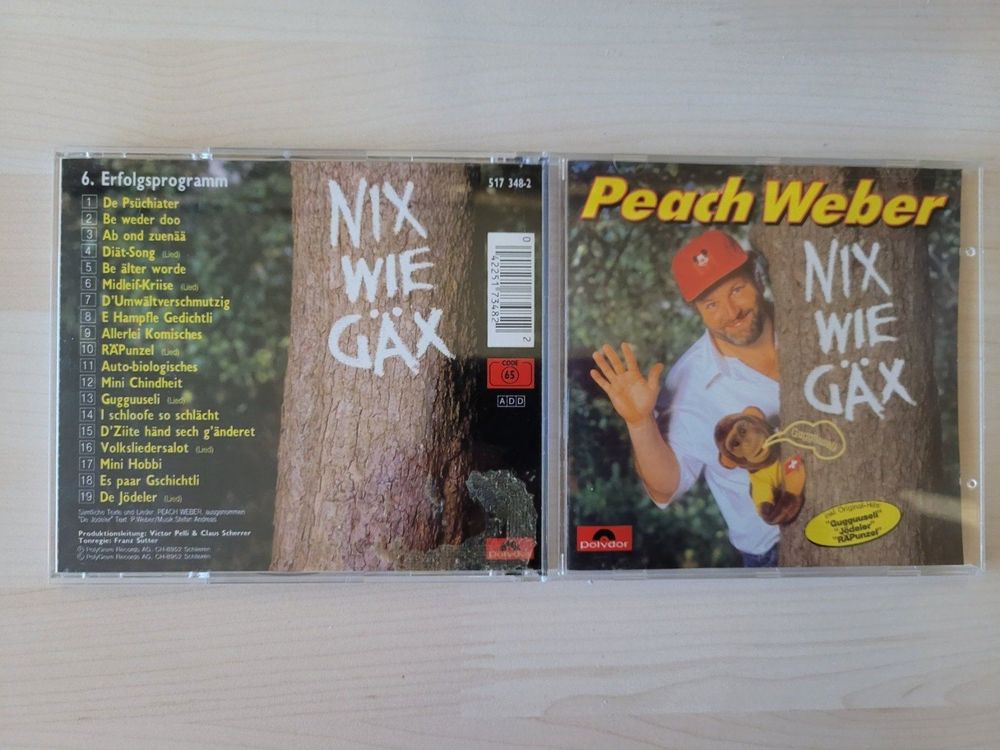 CD Peach Weber - Nix wie Gäx, 1992 (Gebraucht) in Nebikon für CHF 1 ...