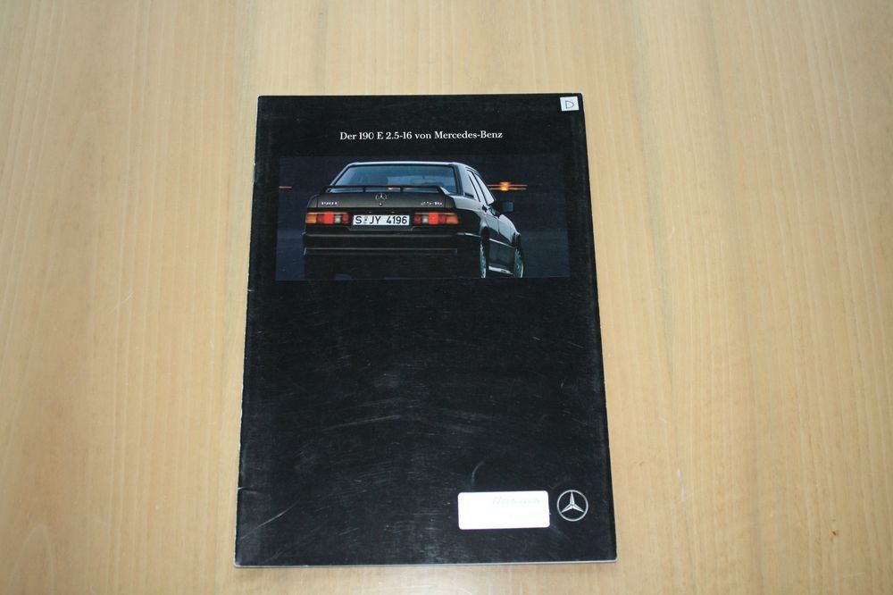Mercedes Benz 190 E 2.5-16 Prospekt 8/1990 (Gebraucht) in Wikon für CHF ...