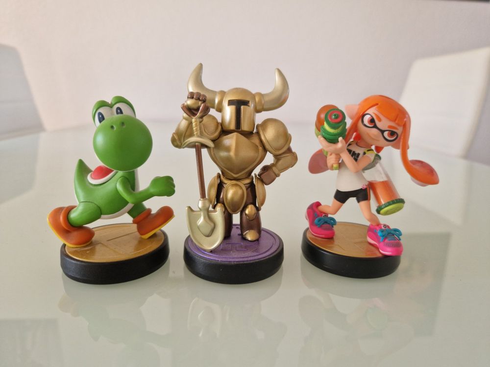 3 Amiibo Yoshi Splatoon Shovel Knight | Kaufen auf Ricardo