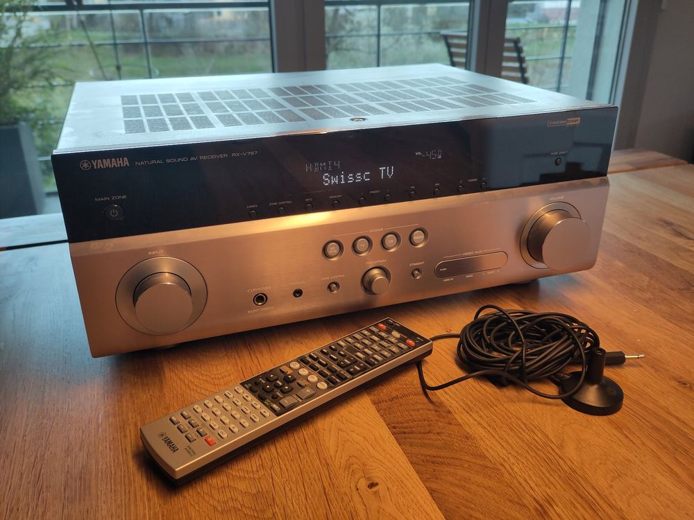 Yamaha RX-V767 Natural Sound AV Receiver 7-Kanal, Titan (Gebraucht) in ...