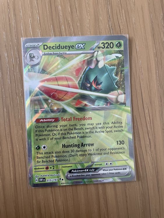 Pokemon Decidueye ex Obsidian Flames | Kaufen auf Ricardo