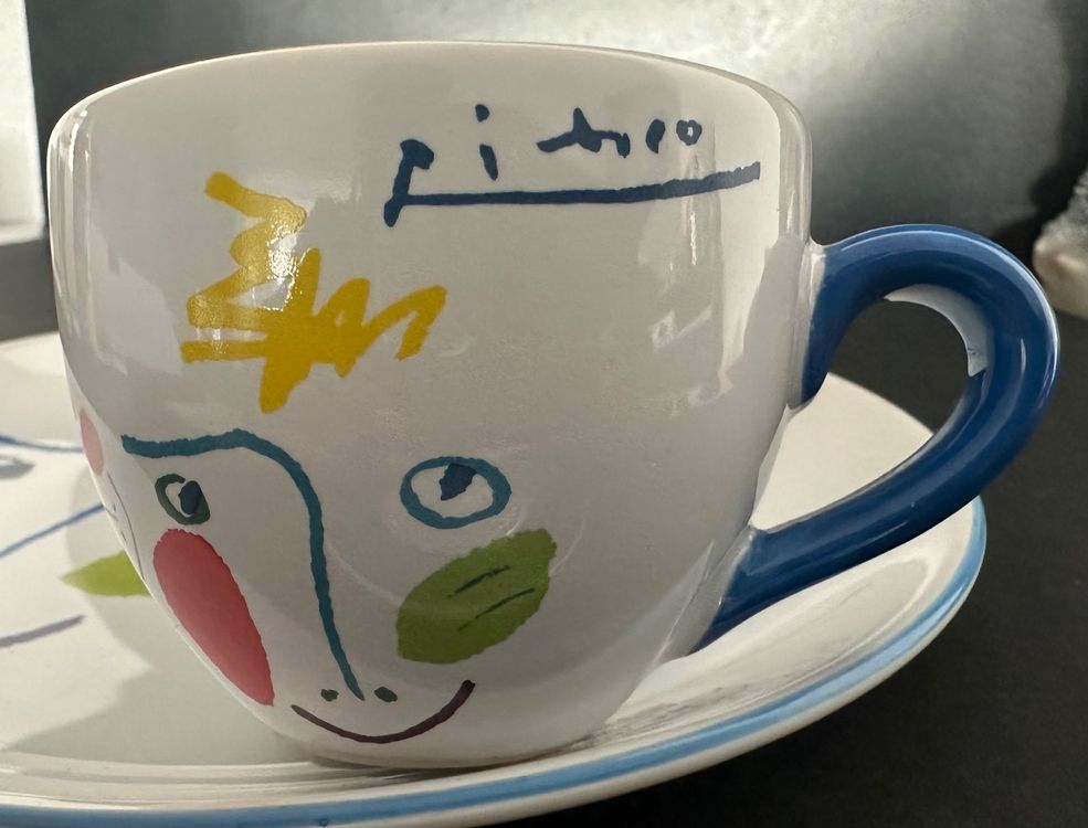 Pablo Picasso (1881-1973) Porzellan Caffe Schale und Teller | Kaufen ...