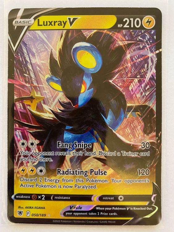 Pokemon Luxray V 050/189 Astral Radiance EN (Neu (gemäss Beschreibung ...