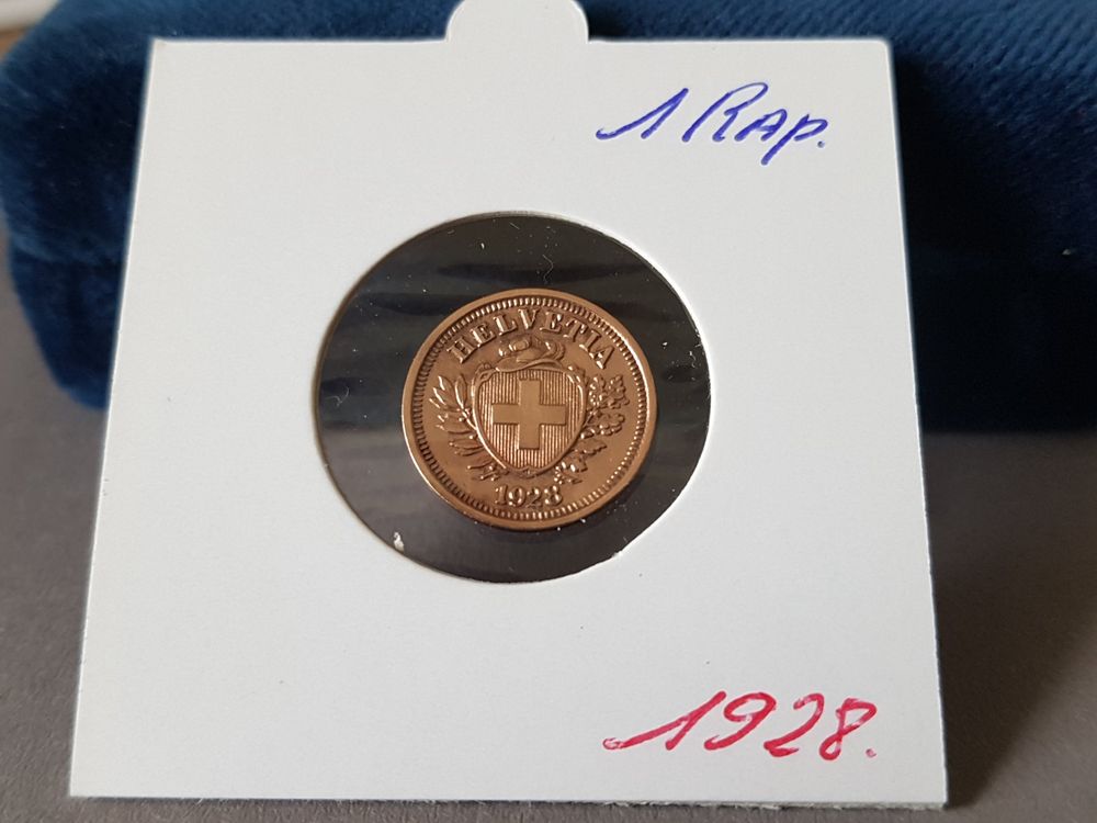 Schweiz 1 Rappen 1928 | Kaufen auf Ricardo