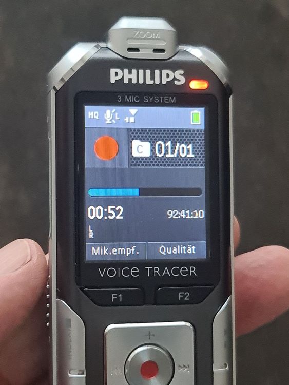 Digitales Diktiergerät Philips Voice Tracer DVT (Gebraucht) in Thun für CHF 50 – mit Lieferung ...