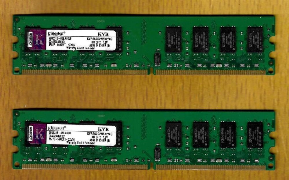 RAM Kingston 4GB (2x2GB) DDR2 667 | Kaufen auf Ricardo