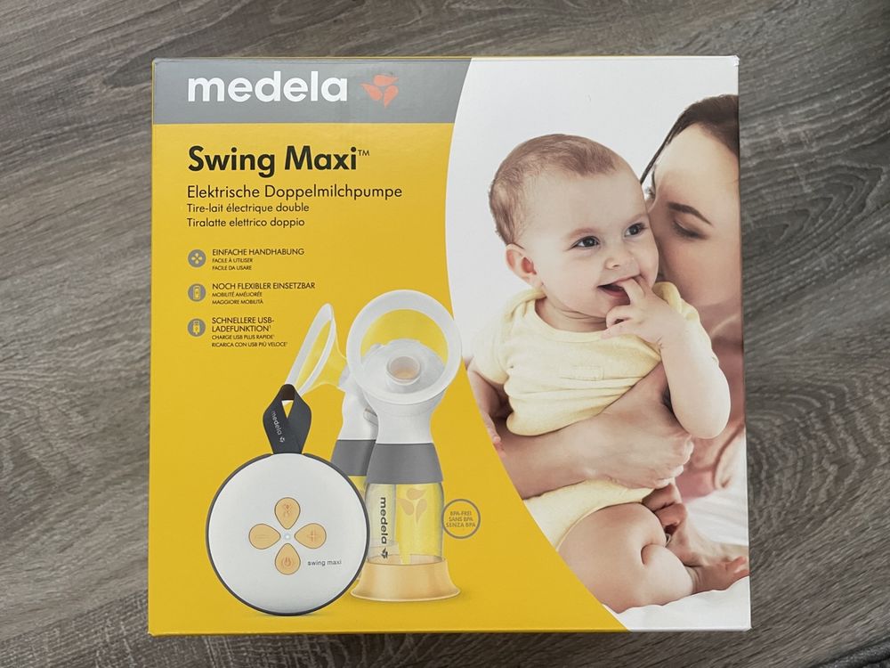 Medela Swing Maxi Doppelmilchpumpe, neuwertig (Gebraucht) in Flawil für CHF 100 – mit Lieferung ...