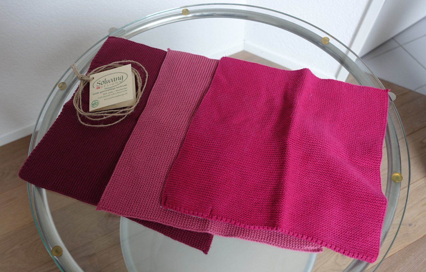 3er Set Wischlappen von Solwang - 100% Bio Baumwolle (Neu und ...