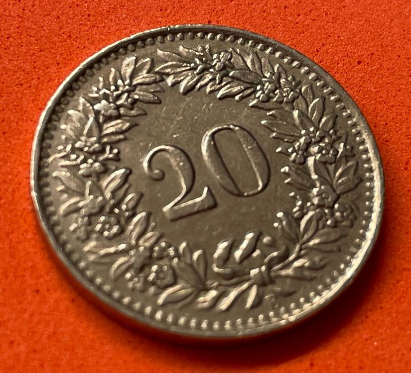 'Historisches Symbol der Neutralität': 20 Rappen von 1943 (Gebraucht ...