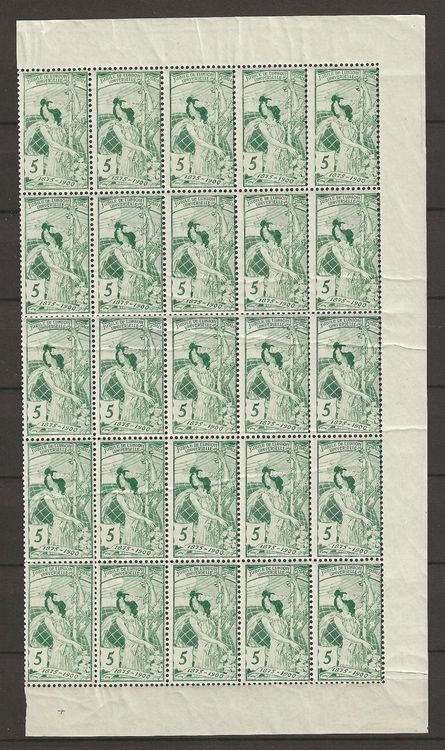 1900 : 25 x Nr. 77C ** : KP 250.-- (Neu (gemäss Beschreibung)) in Gümligen für CHF 52 – mit ...