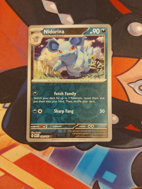 Nidorina reverse #030 Mew EN (151) | Kaufen auf Ricardo