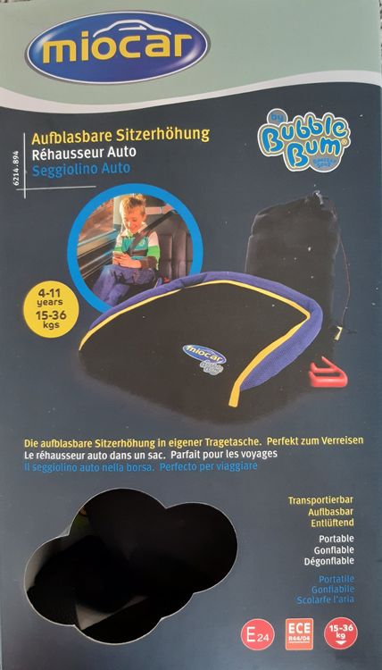 Sitzerhöhung aufblasbar Miocar (Gebraucht) in Roggwil BE für CHF 18 ...
