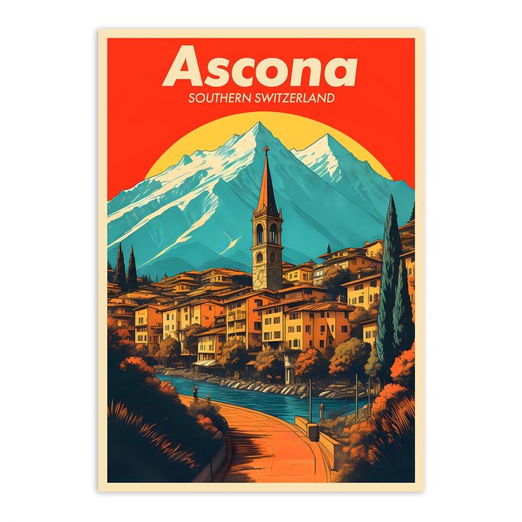 Fotoplakat (verschiedene Formate) Ascona (Neu und originalverpackt) in Lugano für CHF 15 – mit ...