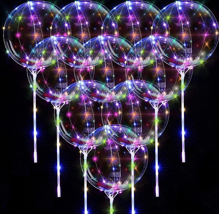 54 stk LED Leuchtende Luftballons, ab 1 Franken | Kaufen auf Ricardo