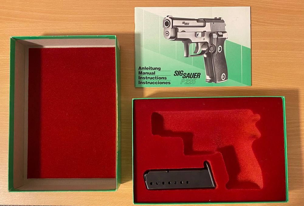 SIG P 225 Schachtel + Anleitung + Reservemagazin | Kaufen auf Ricardo