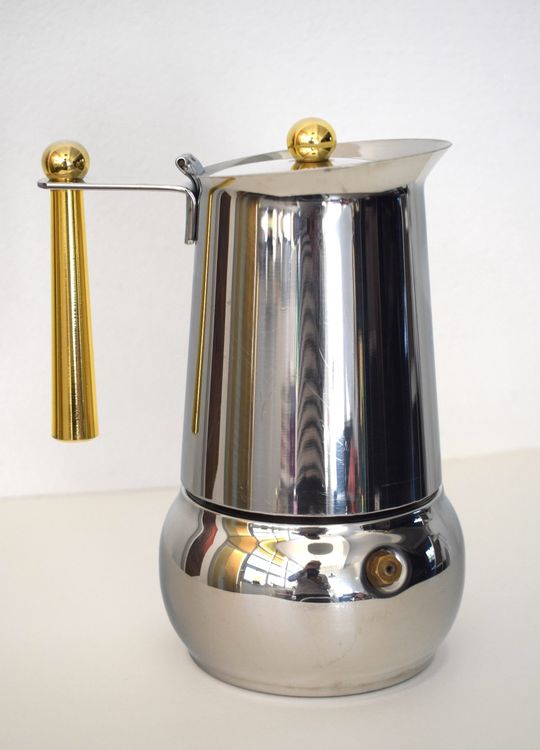Guido Bergna Design Kitty Oro Espressomaschine 6 Tassen (Gebraucht) in ...