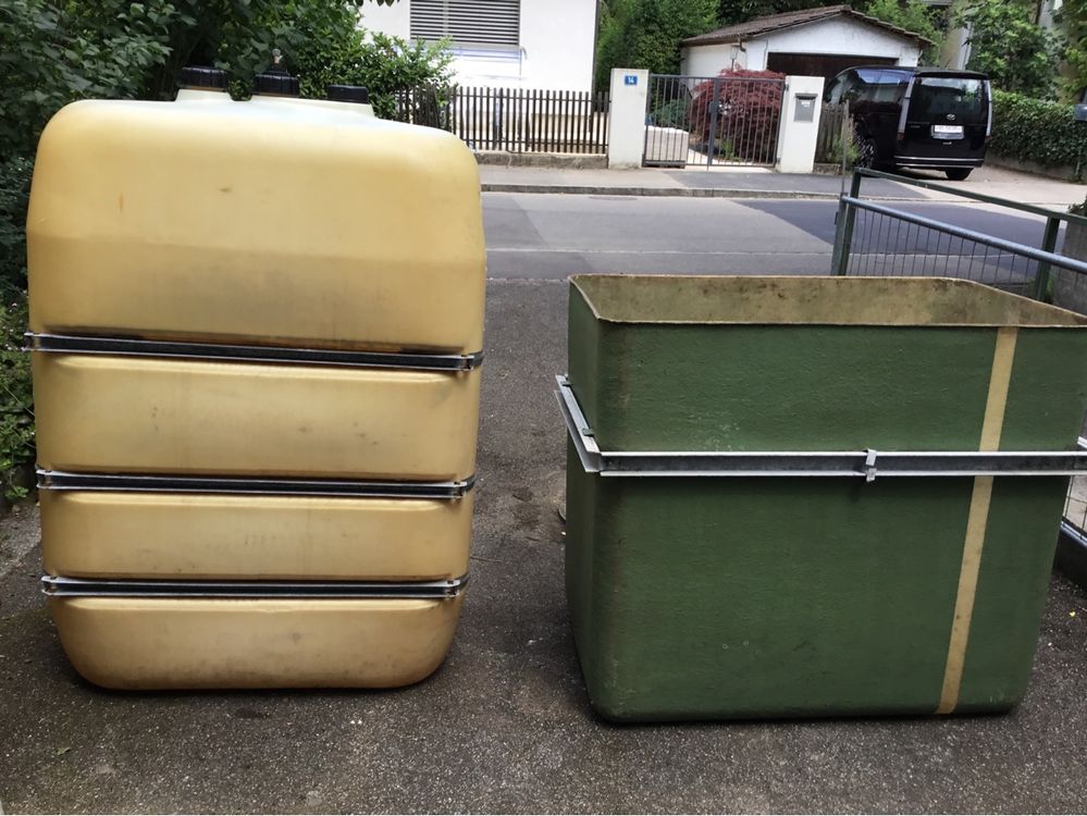Roth Polyaethylen Tank 1000 l für Heizöl und Diesel (Gebraucht) in ...