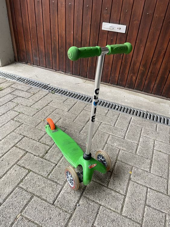 Micro Mini Scooter grün 3-rädrig für Kinder (Gebraucht) in Leimbach TG ...