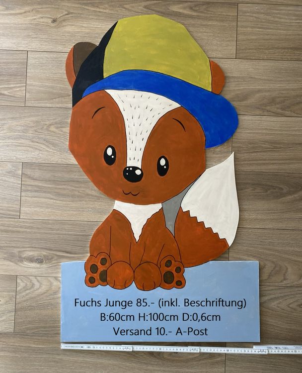 Geburtstafel Fuchs Junge | Kaufen auf Ricardo