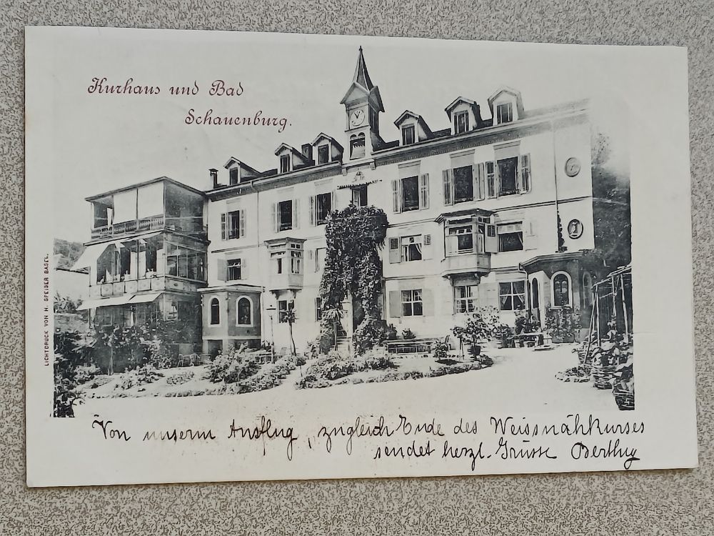 Alte PK / Kurhaus und Bad Schauenburg Gelaufen 1903 (Gebraucht) in ...