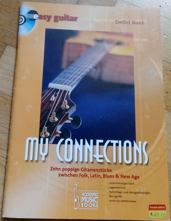 Easy Guitar - My Connections + CD (10-Guitarrenstücke) ©'200 (Gebraucht ...