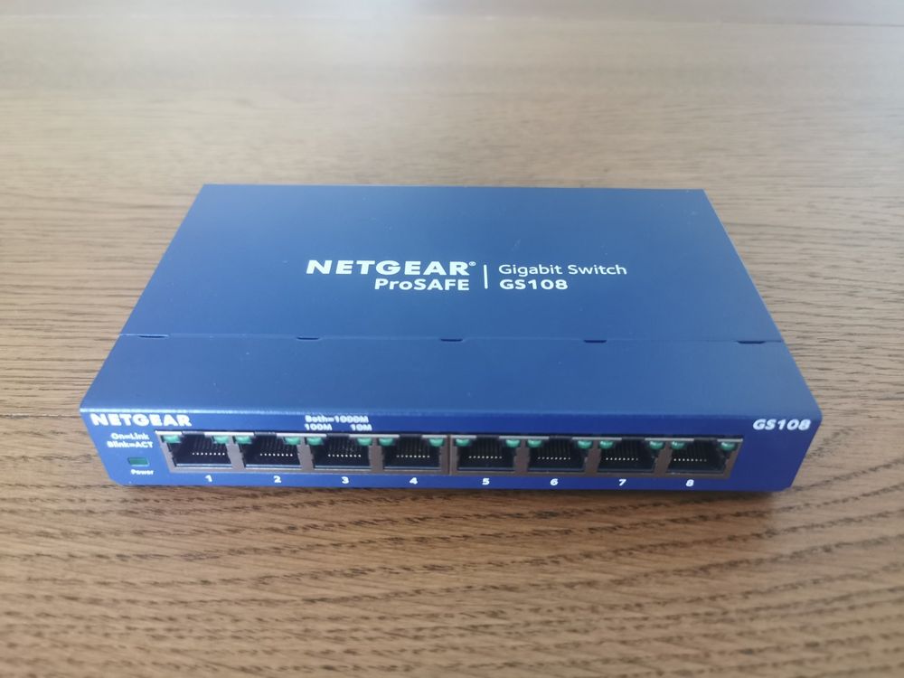 Gigabit Switch Netgear ProSAFE GS108 (Gebraucht) in für CHF 8 – mit ...