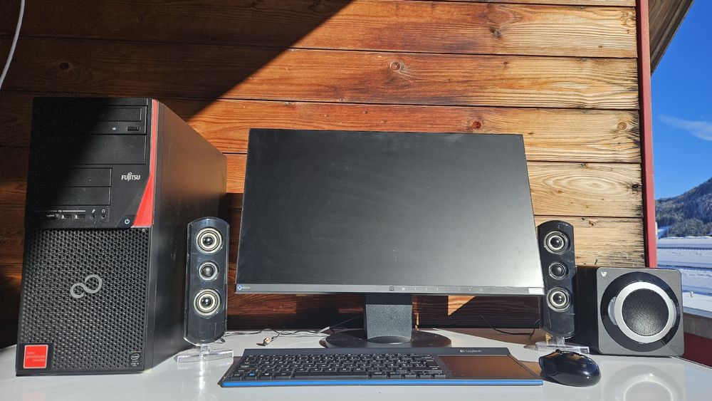 Desktop-Computer, Monitor EIZO, Keyboard Logitech, Maus MS (Gebraucht ...