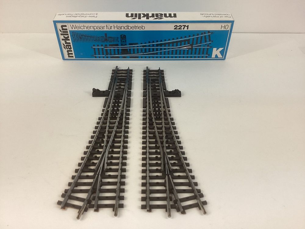 Märklin H0 K-Gleis 2271 Weichenpaar (Gebraucht) in Rodersdorf für CHF 20 – mit Lieferung auf ...