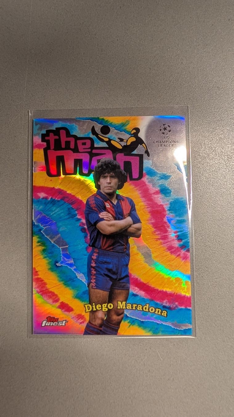 Diego Maradona 2024-25 Topps Finest "The Man" Case Hit SSP (Neu (gemäss ...