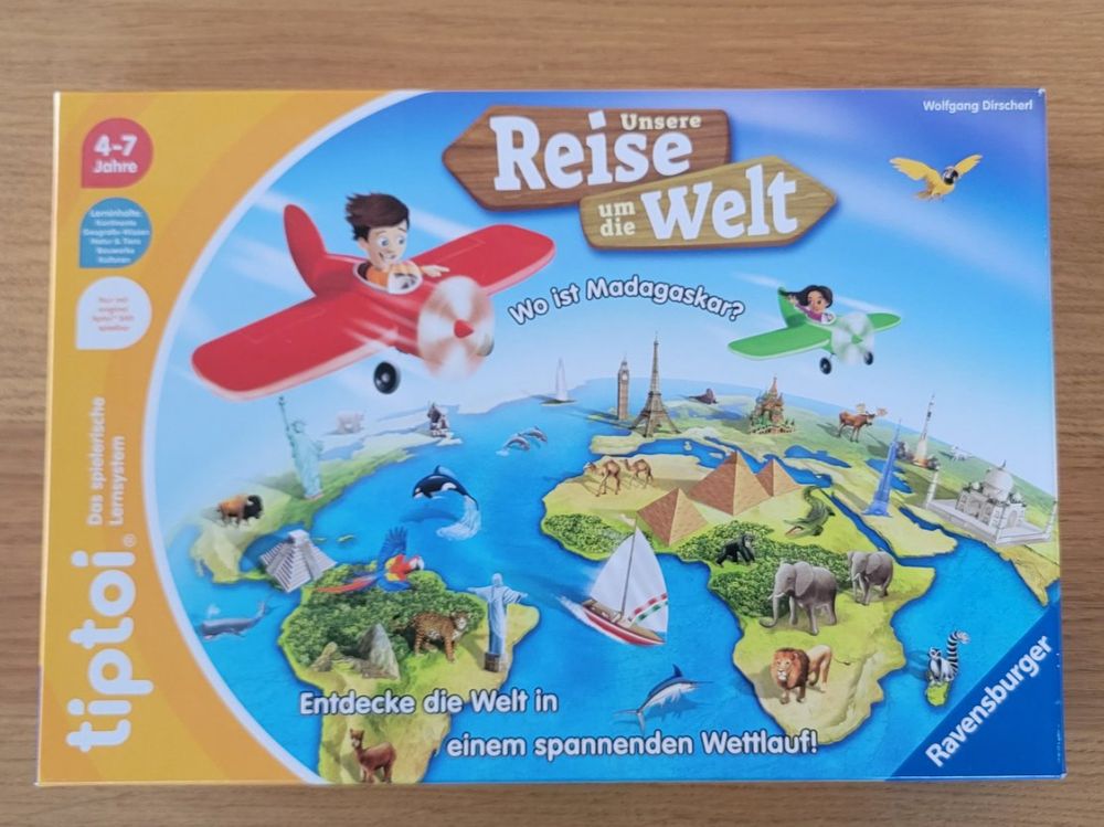 3 Tip Toi: Tiere der Welt, Reise um die Welt & Wörter (Gebraucht) in ...