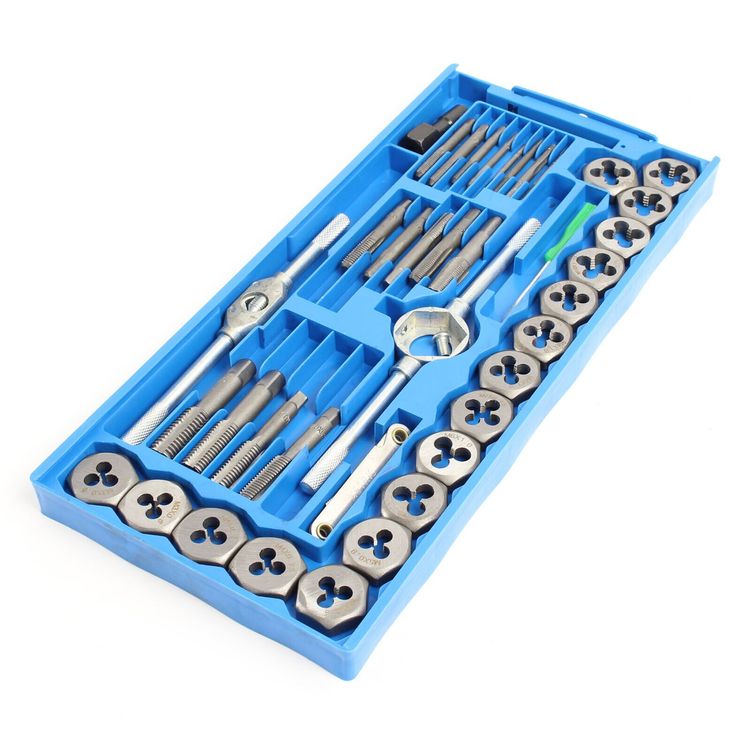 Gewindeschneider Set 40tlg M3-M12 Gewindebohrer Schneideisen | Kaufen auf Ricardo