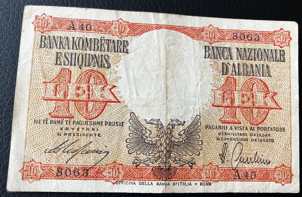 Albanien 10 Lek 1940 | Kaufen auf Ricardo