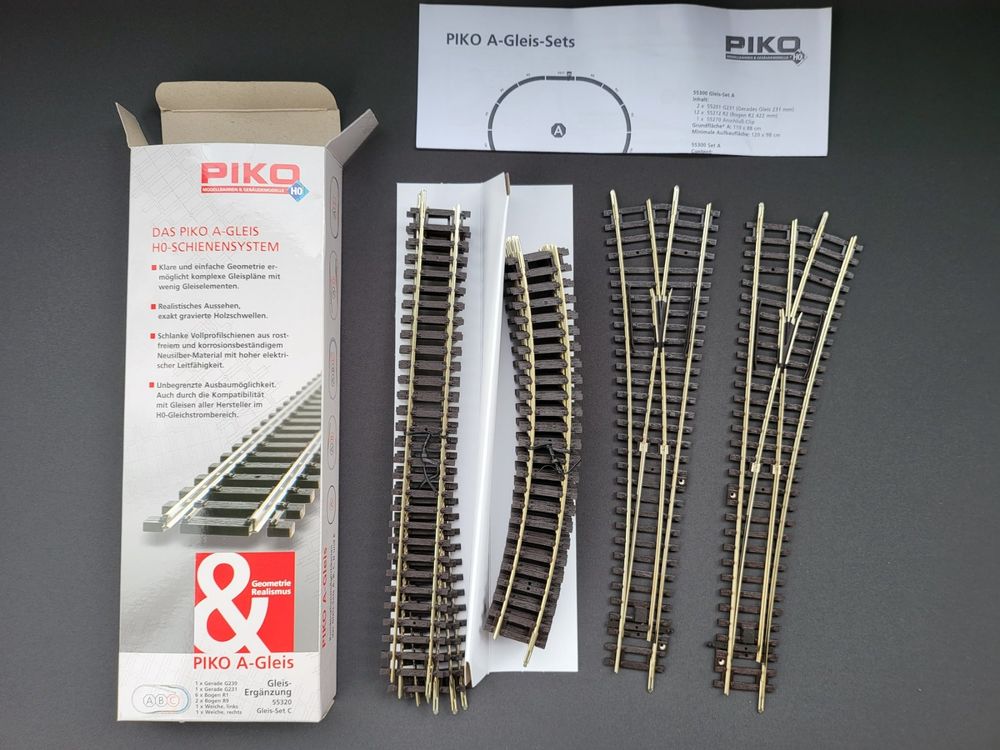 PIKO A-gleis H0 schienen system 55320 (Gebraucht) in Lyss für CHF 21 ...