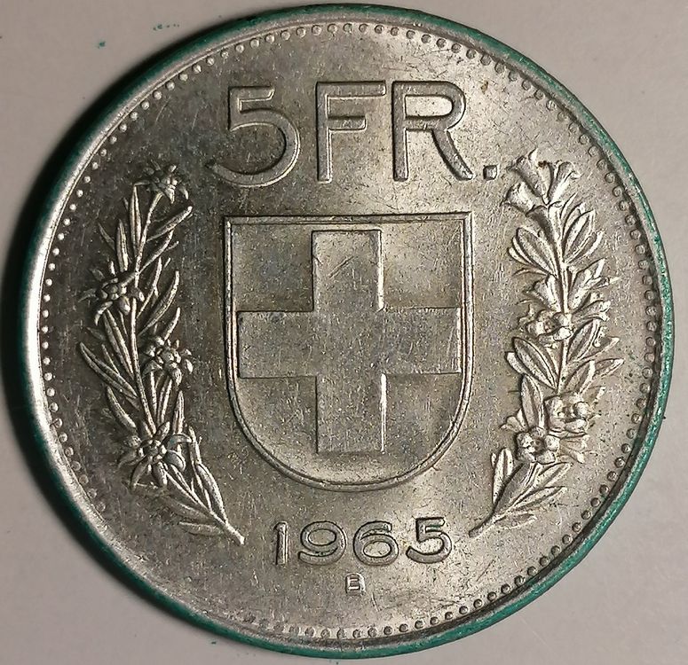 5 Franken Schweiz 1965 | Kaufen auf Ricardo