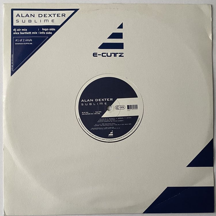 Alan Dexter, Sublime (Trance, Hard Trance) (Gebraucht) in Flums für CHF ...