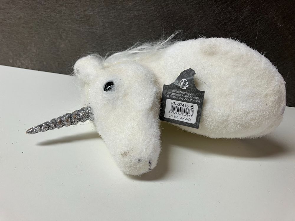 Weisses Einhorn Deko Haupt NEU ab 1.-Fr (Neu (gemäss Beschreibung)) in Krinau für CHF 1 – nur ...