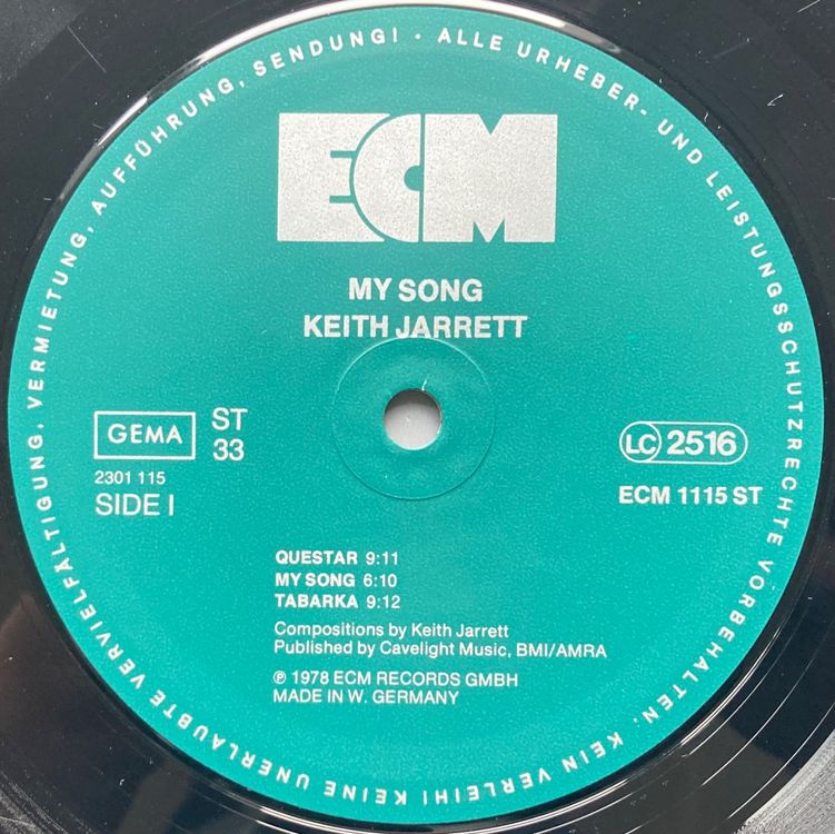 KEITH JARRETT / JAN GARBAREK / PALLE DANIELSSON / JON CHRIST | Kaufen ...