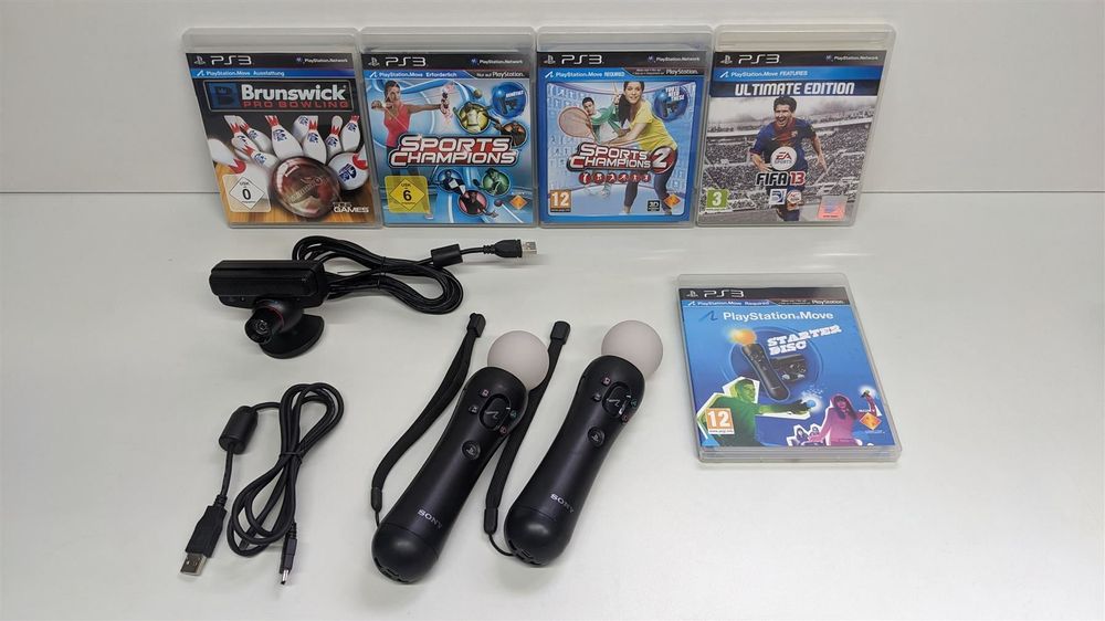 PlayStation 3 Move Set + 4 Games | Kaufen auf Ricardo
