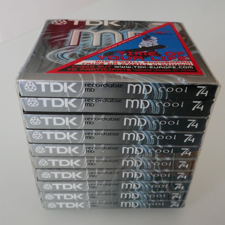 Mini-disques TDK 74 .Neufs 10 pièces (Neu und originalverpackt) in ...
