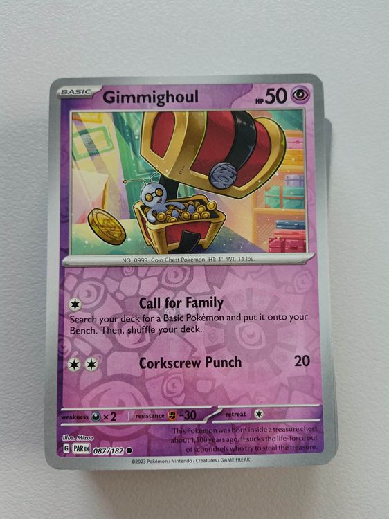 Gimmighoul Reverse Holo - Paradox Rift Pokemon | Kaufen auf Ricardo