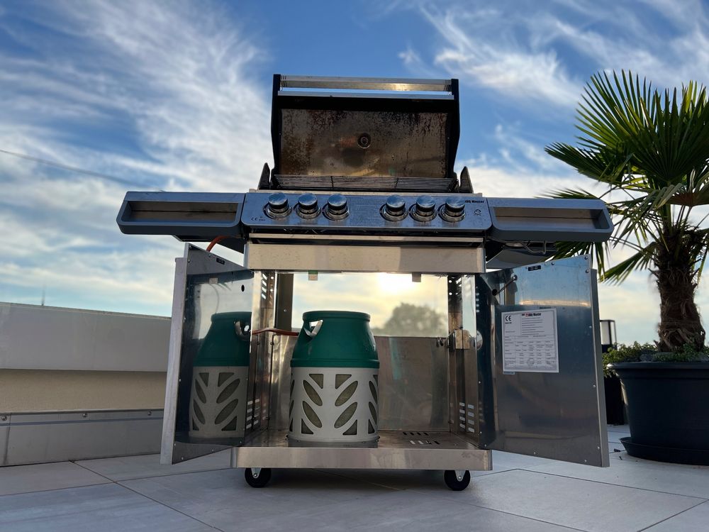 BBQ Master XL Pro - Edelstahl Gasgrill inkl. viel Zubehör | Kaufen auf ...