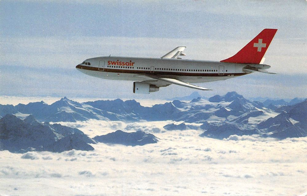 2x Swissair, Airbus A-310, Boeing 747 B (Gebraucht) in Ottikon b ...