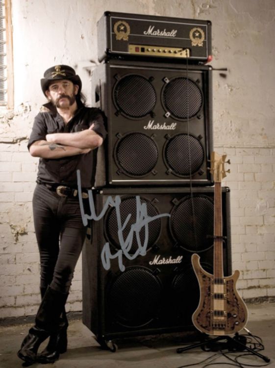 Lemmy Kilmister - Autogramm - Motörhead Gitarre KULT (Neu (gemäss ...