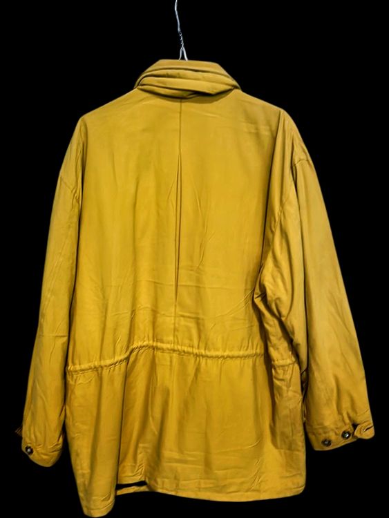 Vintage Lacoste Mustard Yellow Jacket - Quilted Green Lining (Gebraucht ...