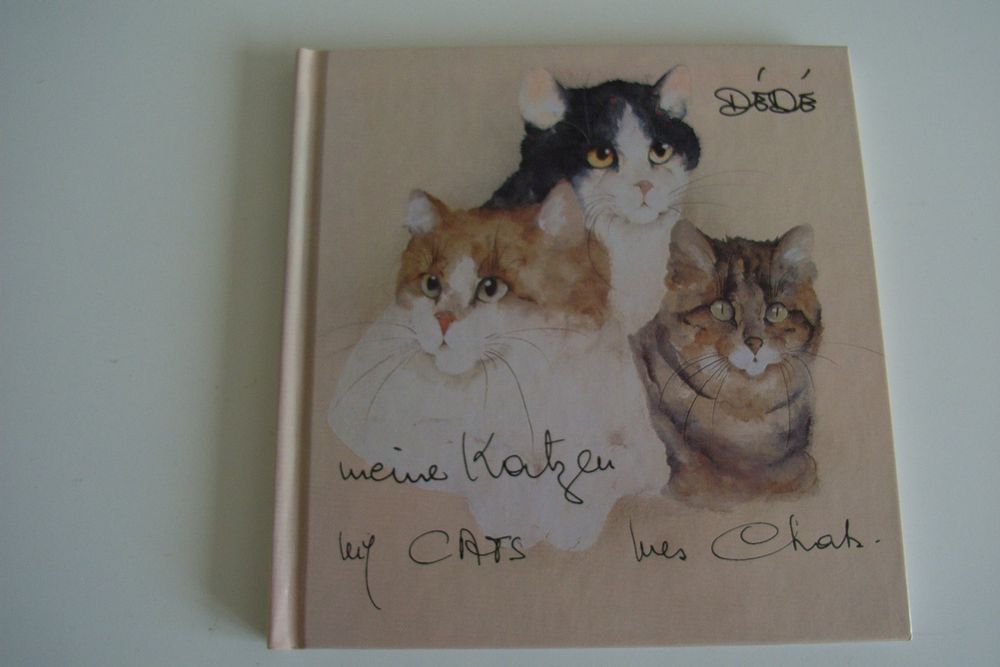 Meine Katzen Mes chats my cats von Dédé Moser mit Autogramm | Kaufen ...