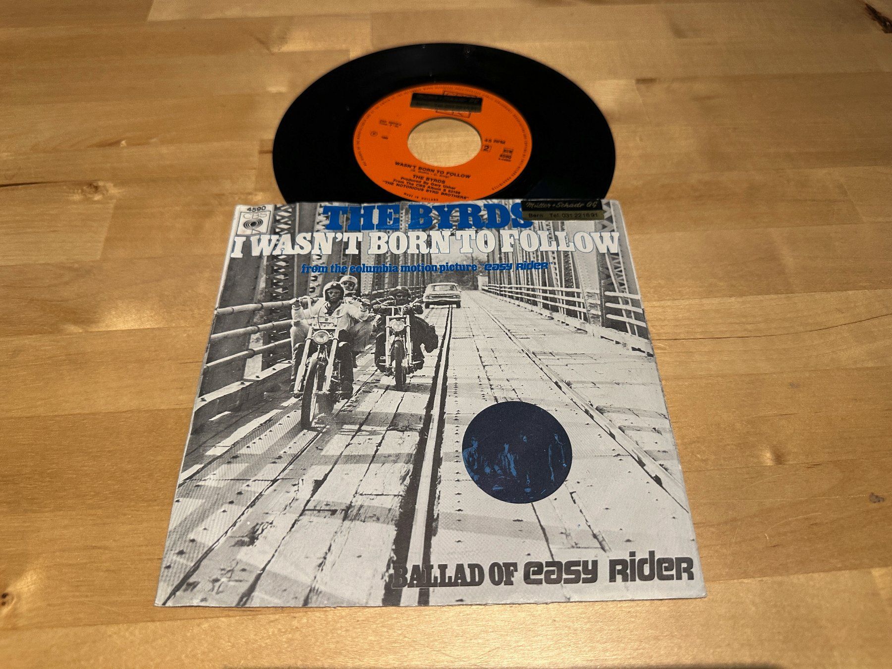 BYRDS rare original Single Ballad of Easy Rider Kult Film (Gebraucht ...